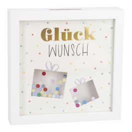 Geldgeschenk Rahmen/weiß, Geschenke - 12 x 12 cm