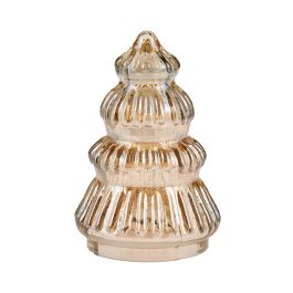 Glas-Tanne Transparent, gold, 6 x 9.5 cm | NANU-NANA